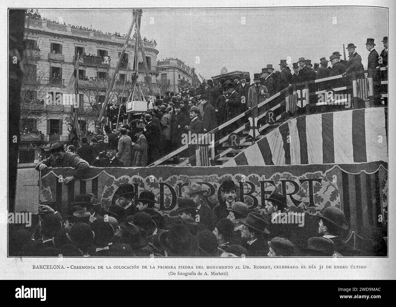 1904-02-08, La Ilustración Artística, Barcelona.—Ceremonia de la ...