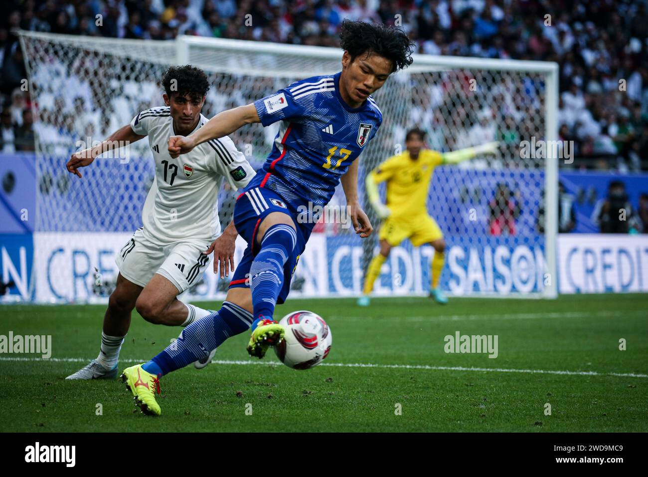 Doha, Qatar, 19 Jan 2024, AFC Asian Cup 2023 Group D - Japan 1-2 Iraq ...