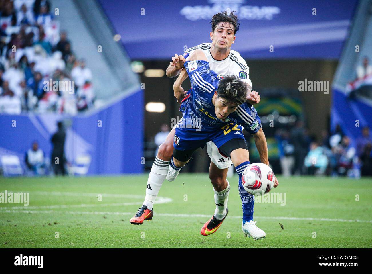 Doha, Qatar, 19 Jan 2024, AFC Asian Cup 2023 Group D - Japan 1-2 Iraq ...