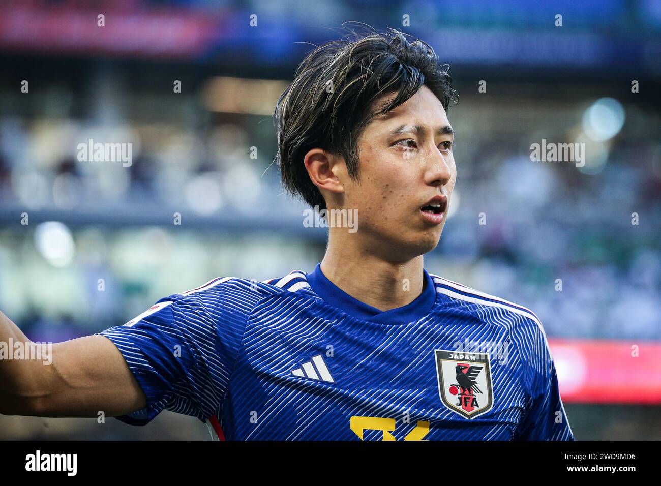 Doha, Qatar, 19 Jan 2024, AFC Asian Cup 2023 Group D - Japan 1-2 Iraq ...