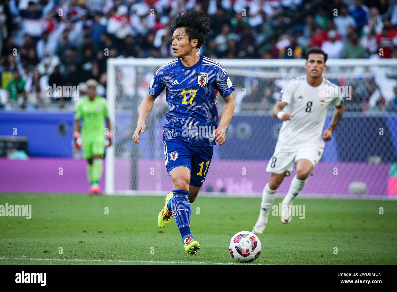Doha, Qatar, 19 Jan 2024, AFC Asian Cup 2023 Group D - Japan 1-2 Iraq ...