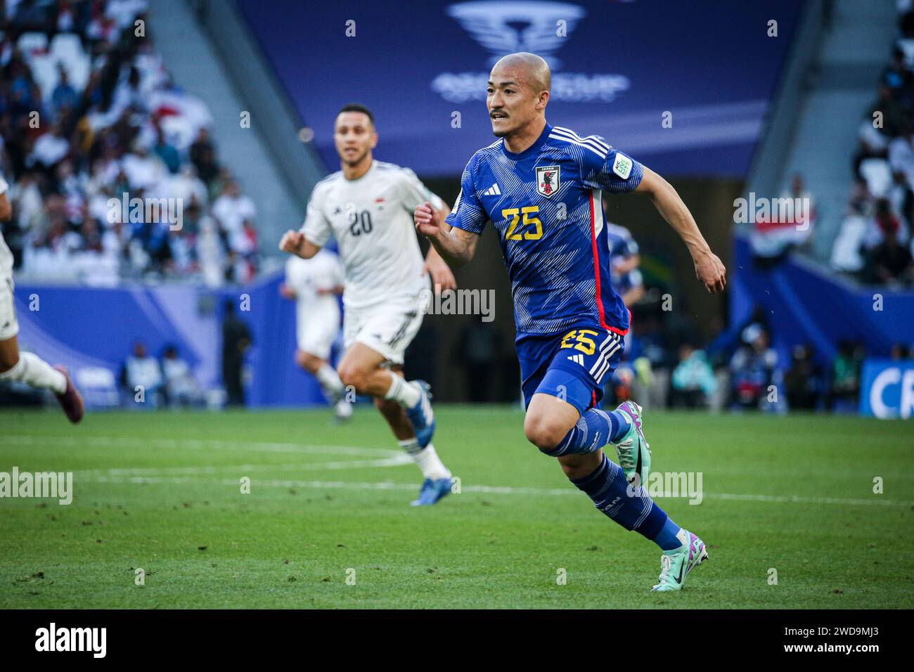 Doha, Qatar, 19 Jan 2024, AFC Asian Cup 2023 Group D - Japan 1-2 Iraq ...