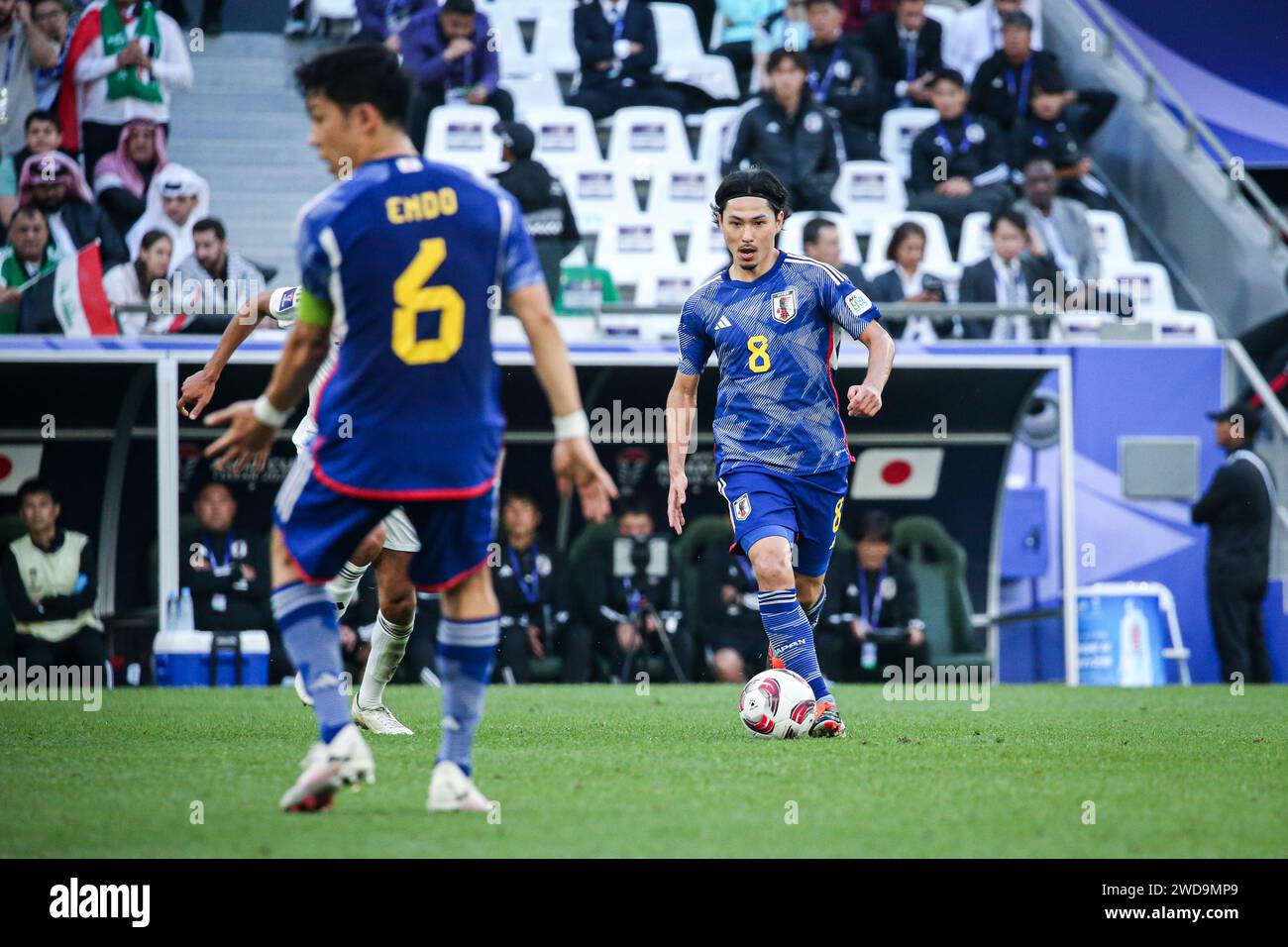Doha, Qatar, 19 Jan 2024, AFC Asian Cup 2023 Group D - Japan 1-2 Iraq ...