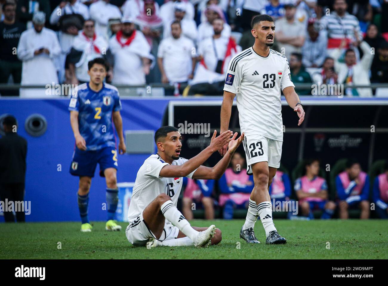 Doha, Qatar, 19 Jan 2024, AFC Asian Cup 2023 Group D - Japan 1-2 Iraq ...