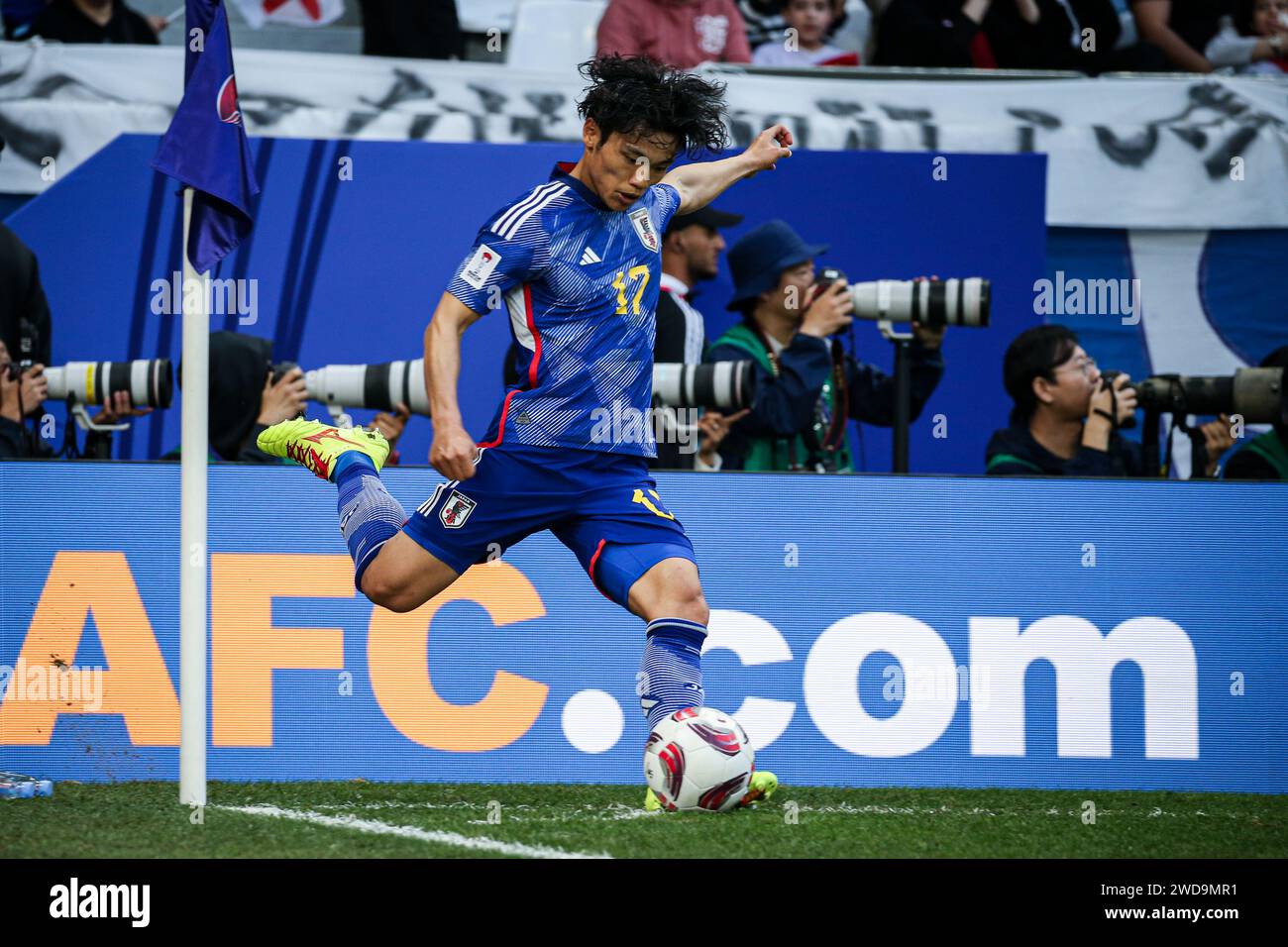 Doha, Qatar, 19 Jan 2024, AFC Asian Cup 2023 Group D - Japan 1-2 Iraq ...