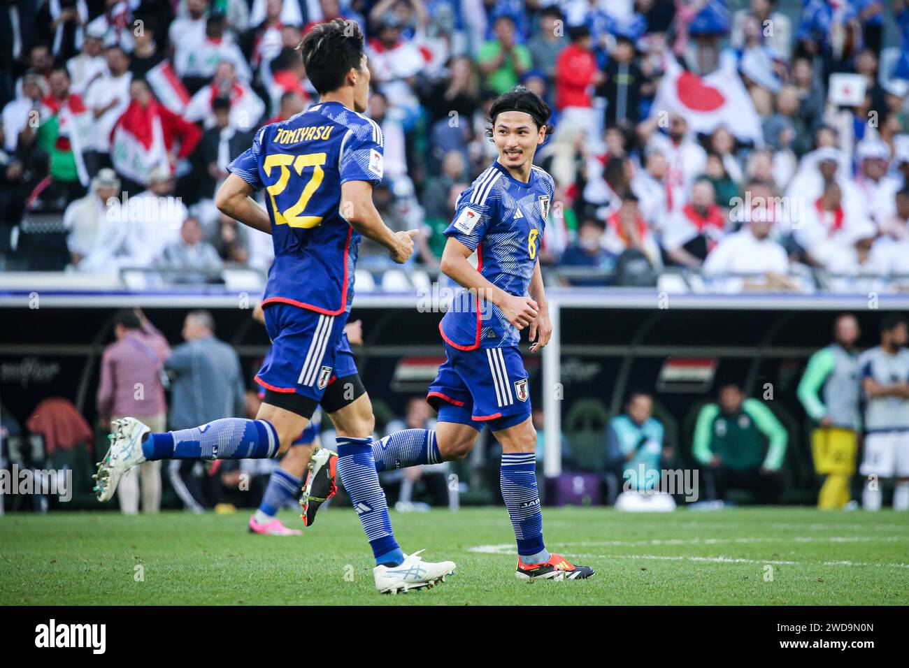 Doha, Qatar, 19 Jan 2024, AFC Asian Cup 2023 Group D - Japan 1-2 Iraq ...