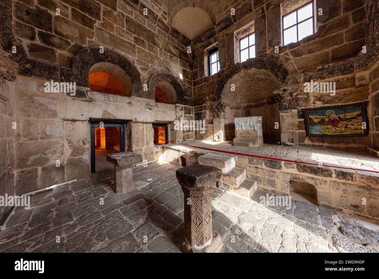 Mardin Nusaybin 9 January 2024; Mor Yakup Church (Monastery) in ...