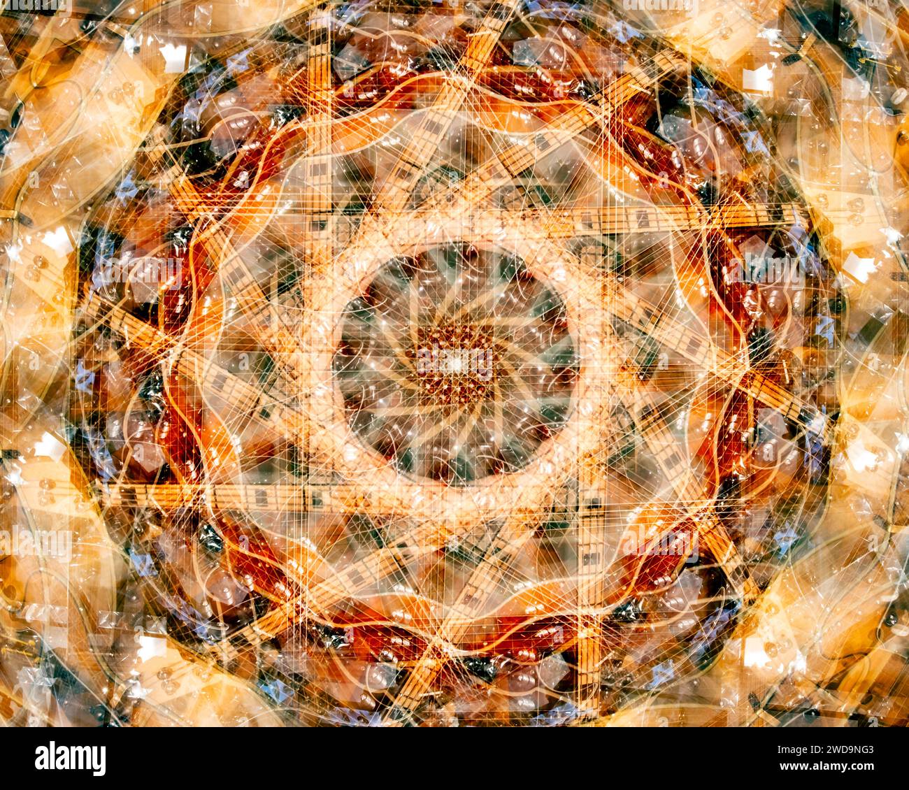 Abstract ICM photography of multiple musical instruments Stock Photo ...