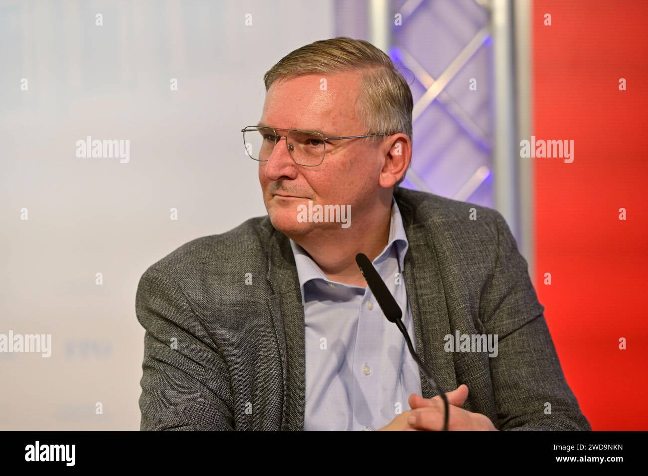 Vienna, Austria. 19th Jan, 2024. Book presentation "The Stolen ...
