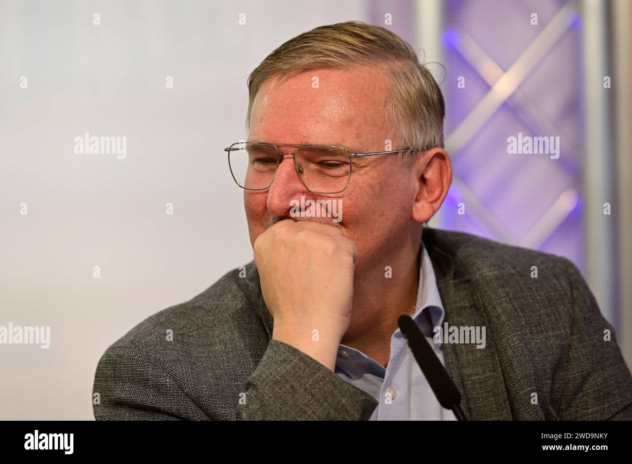 Vienna, Austria. 19th Jan, 2024. Book presentation "The Stolen ...