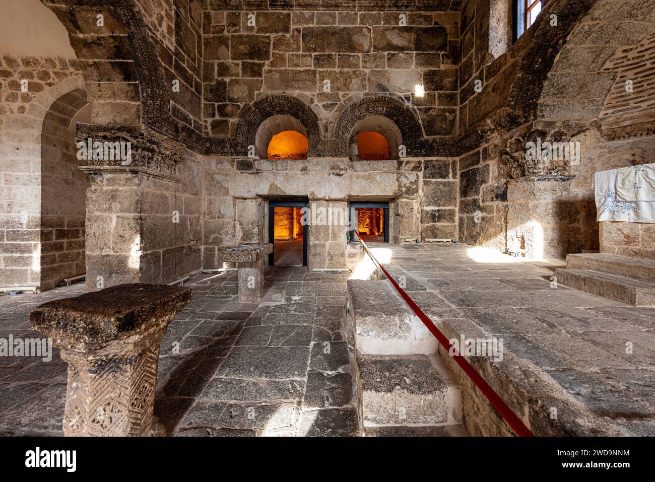 Mardin Nusaybin 9 January 2024; Mor Yakup Church (Monastery) in ...