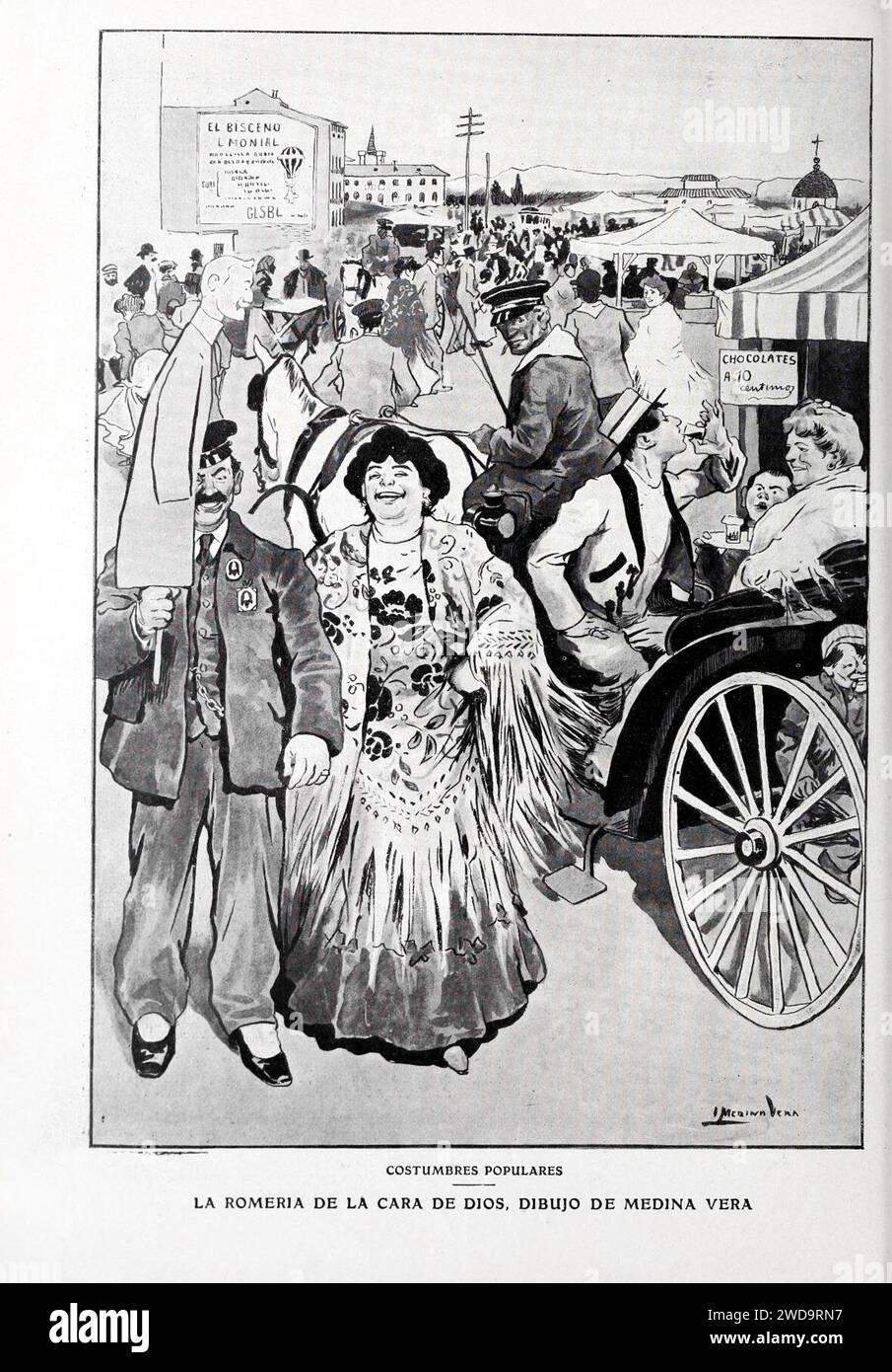 1908-04-18, Blanco y Negro, Costumbres populares, La romería de la Cara ...