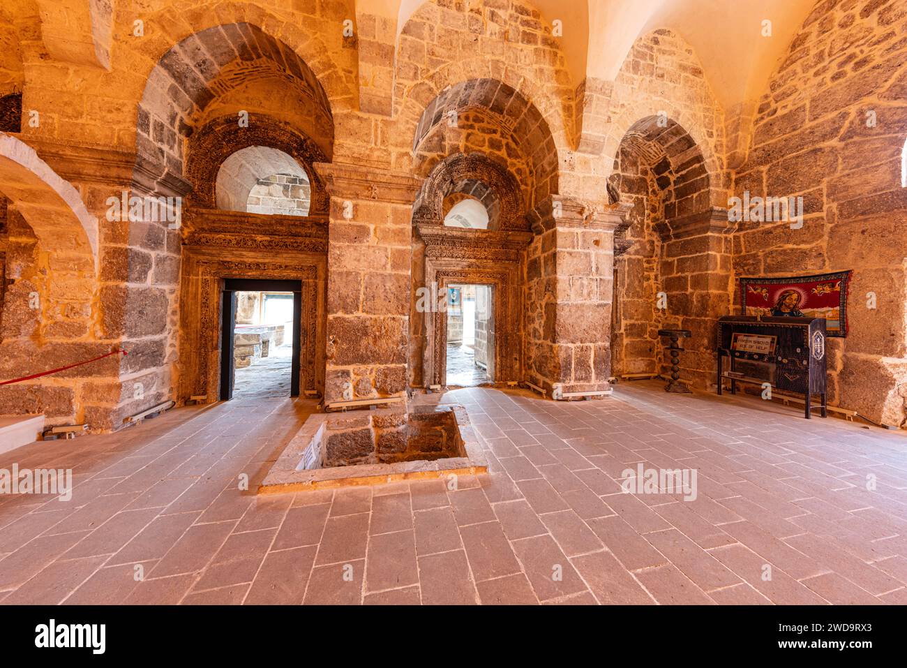 Mardin Nusaybin 9 January 2024; Mor Yakup Church (Monastery) in ...