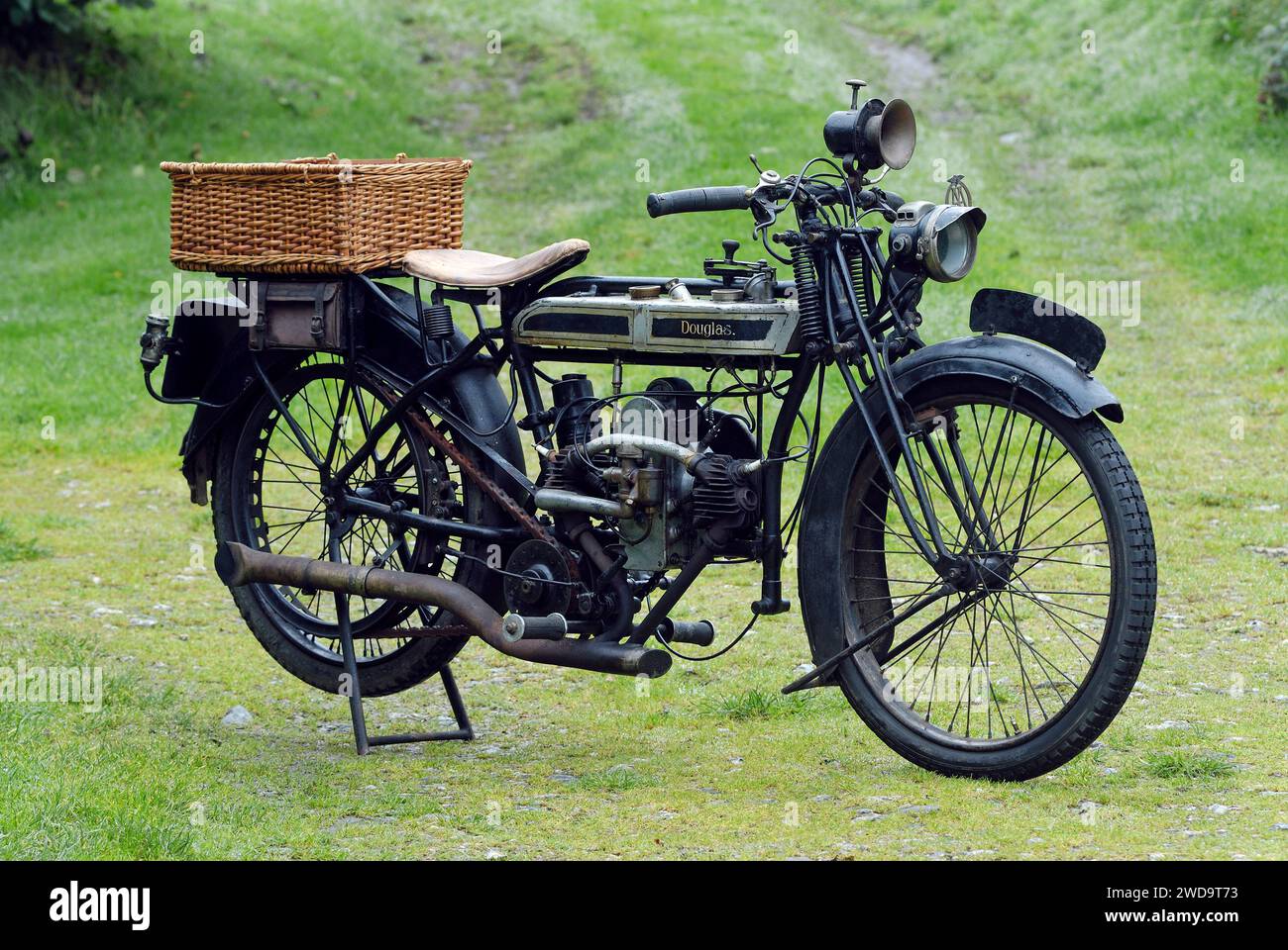 Classic british douglas motorcycle hi-res stock photography and images ...