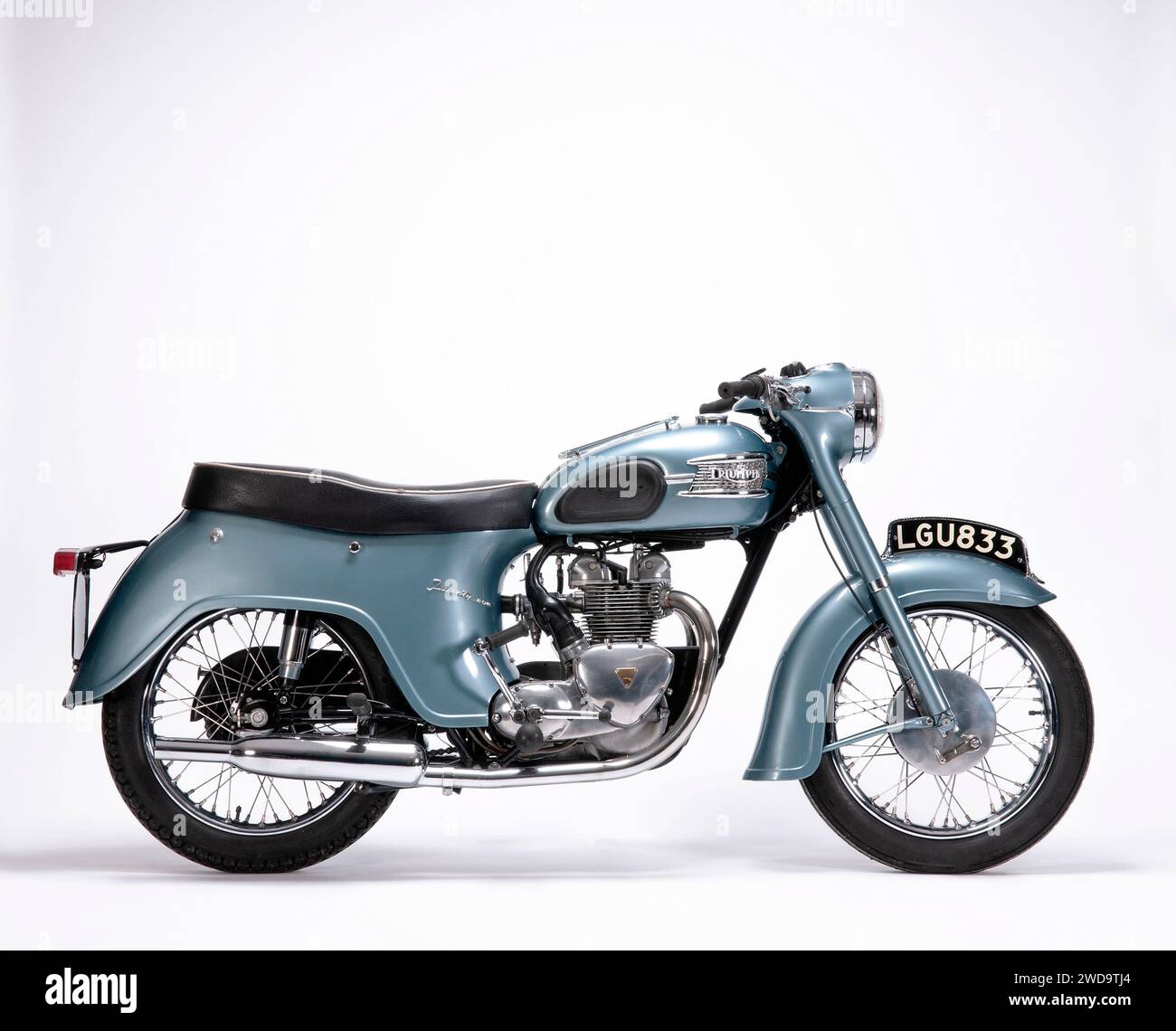 1958 Triumph 3TA 'Twenty One' 350cc classic motorcycle with full 'bath ...