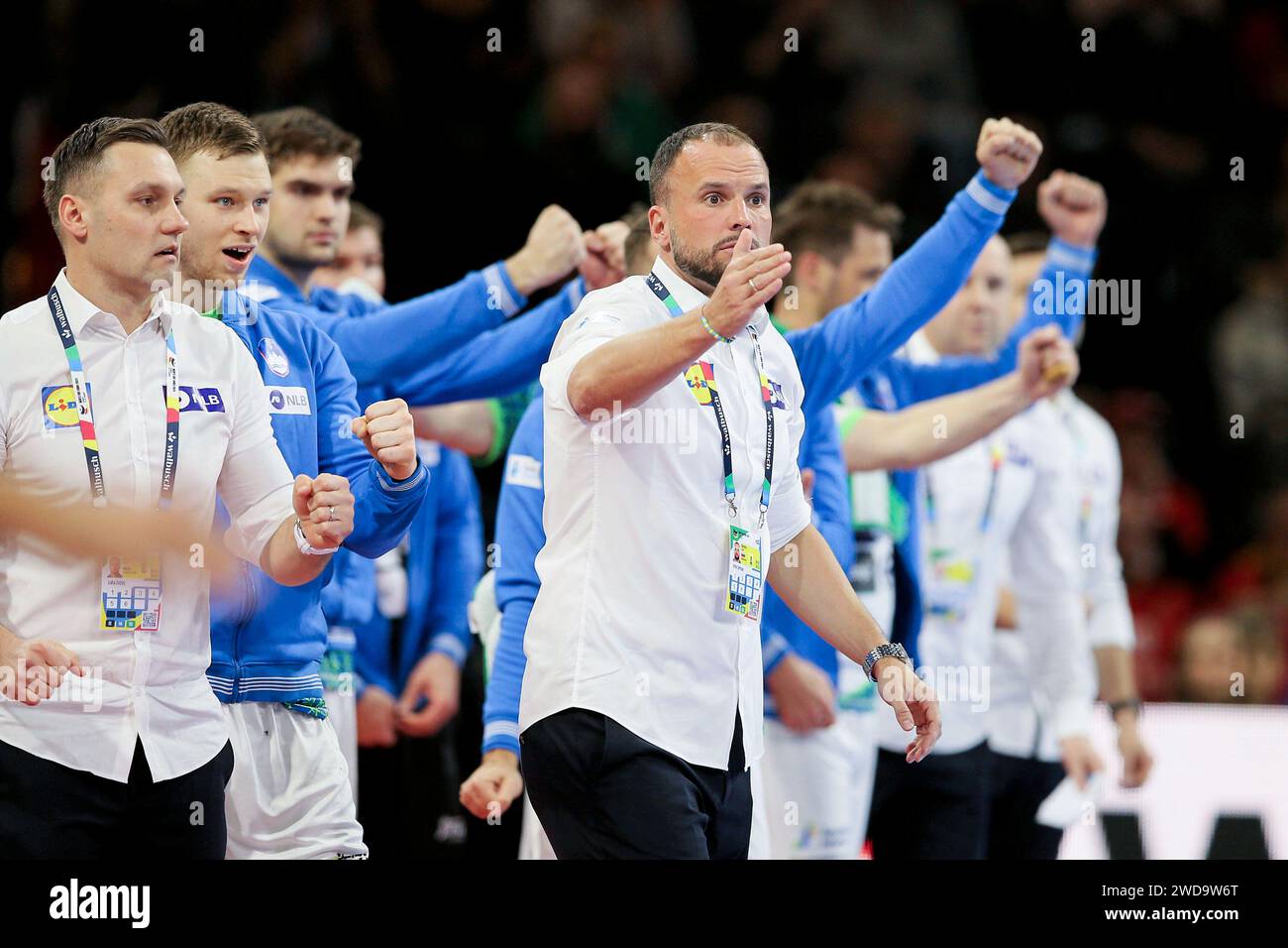 Hamburg, Germany. 19th Jan, 2024. Handball: European Championship ...