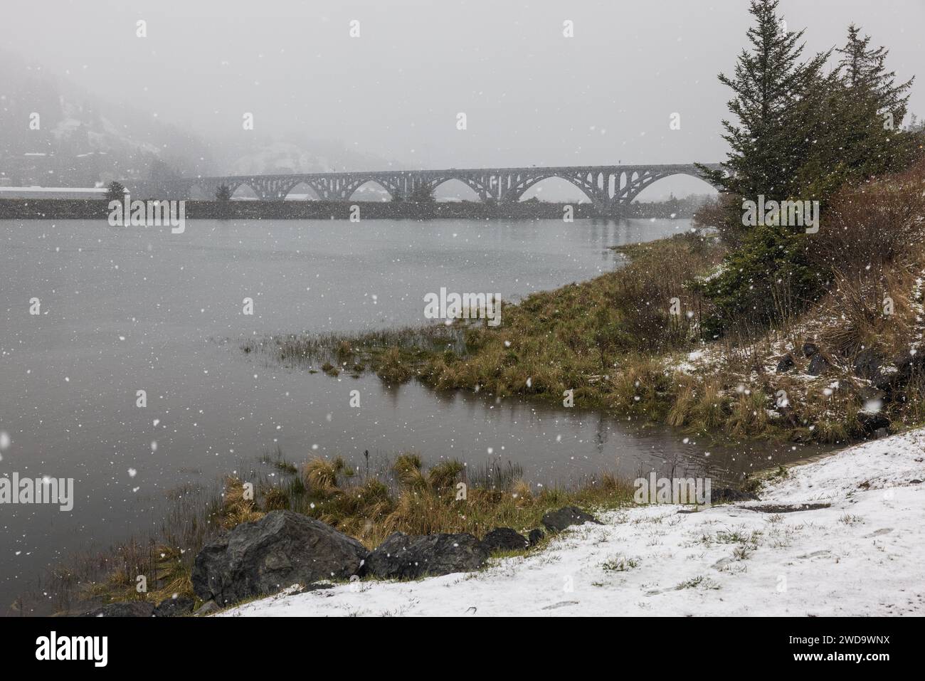 Isaac Lee Paterson bridge expanding across the Rogue river in extreme ...