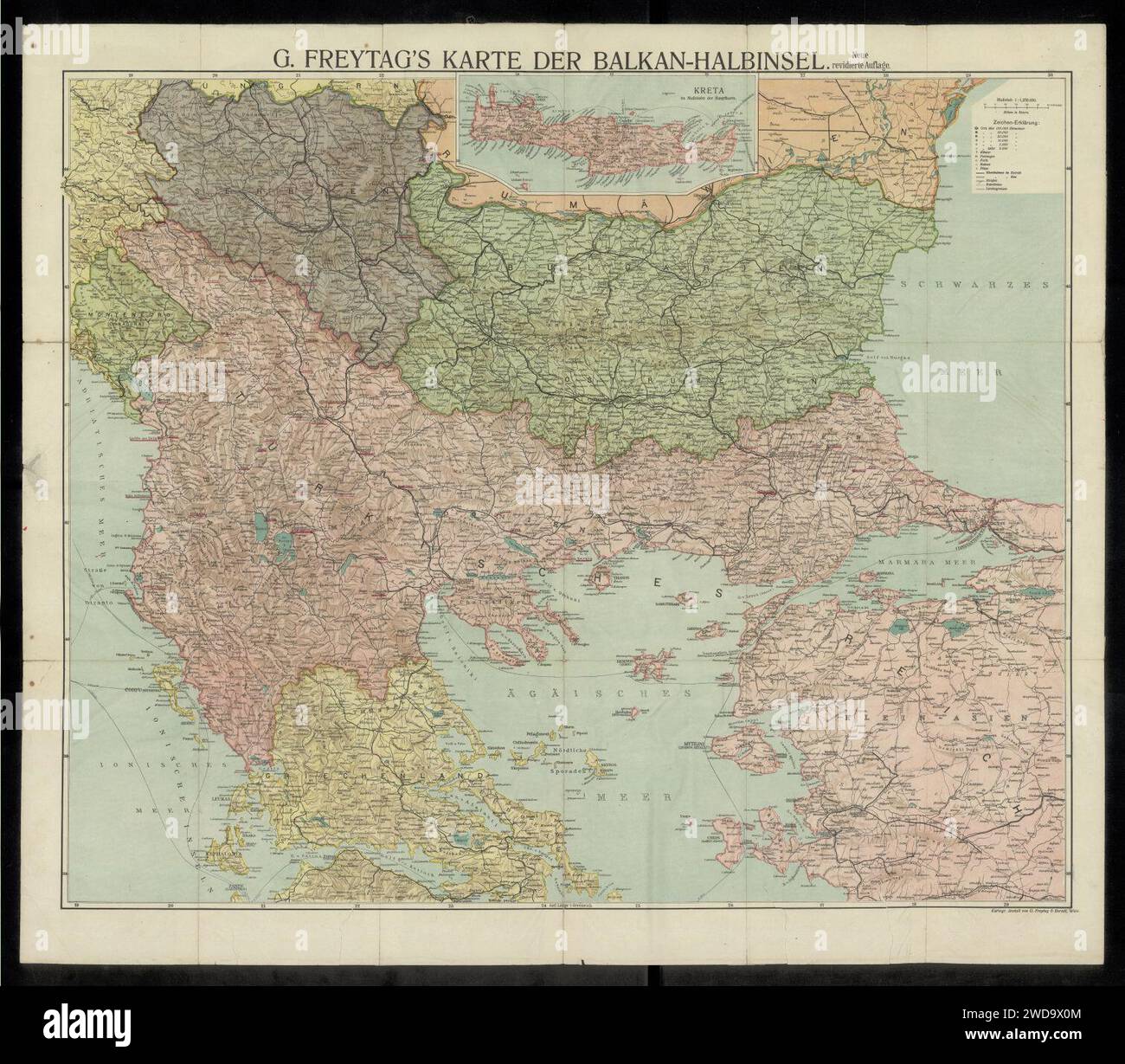 Balkan halbinsel karte hi-res stock photography and images - Alamy