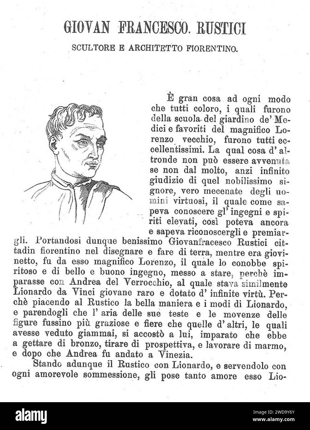 Giovan francesco rustici hi-res stock photography and images - Alamy