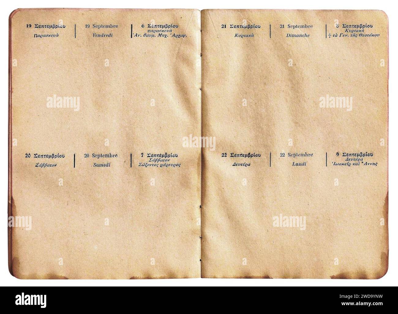 Gregorian calendar hi-res stock photography and images - Alamy