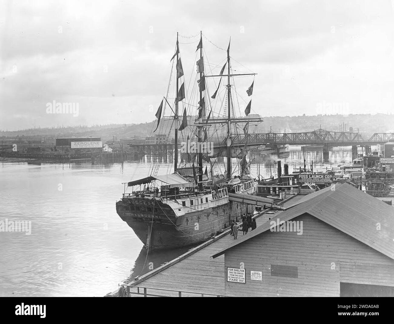 1916 Tacoma Prison Ship Success Marvin D Boland Stock Photo - Alamy