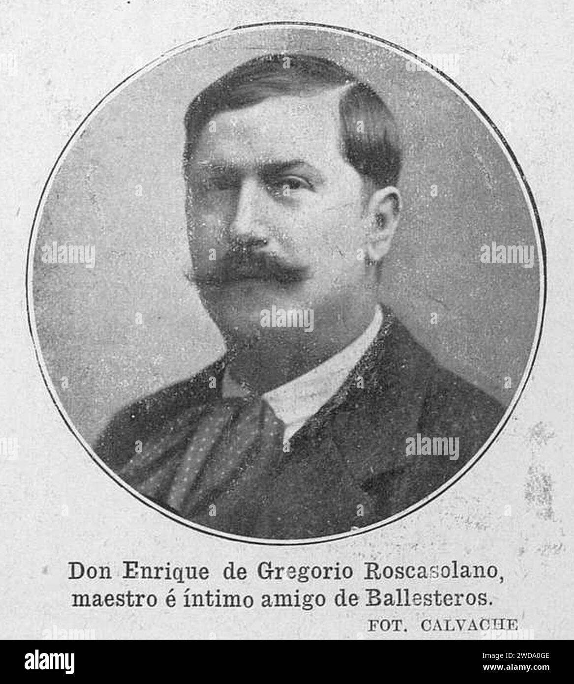 1916-04-17, La Lidia, Enrique de Gregorio Rocasolano, Calvache Stock ...