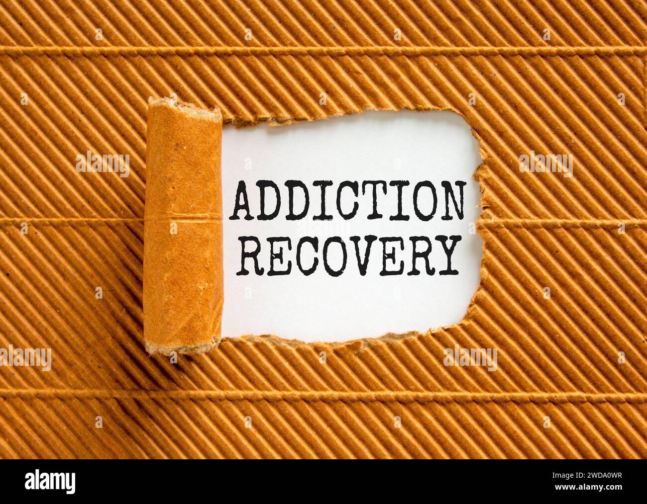 Addiction recovery symbol. Concept words Addiction recovery on ...