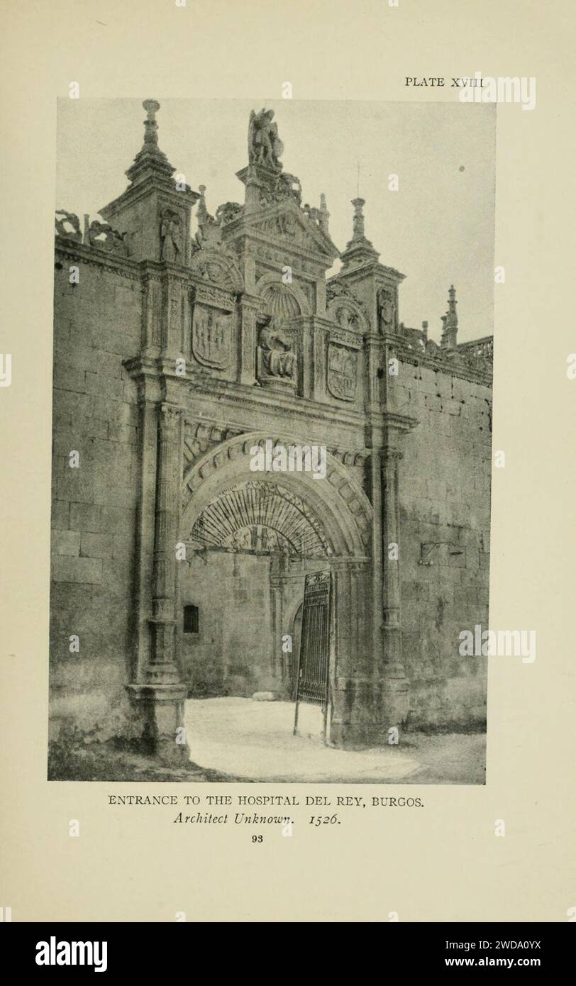 1917, Spanish Architecture of the Sixteenth Century, Entrance to the ...