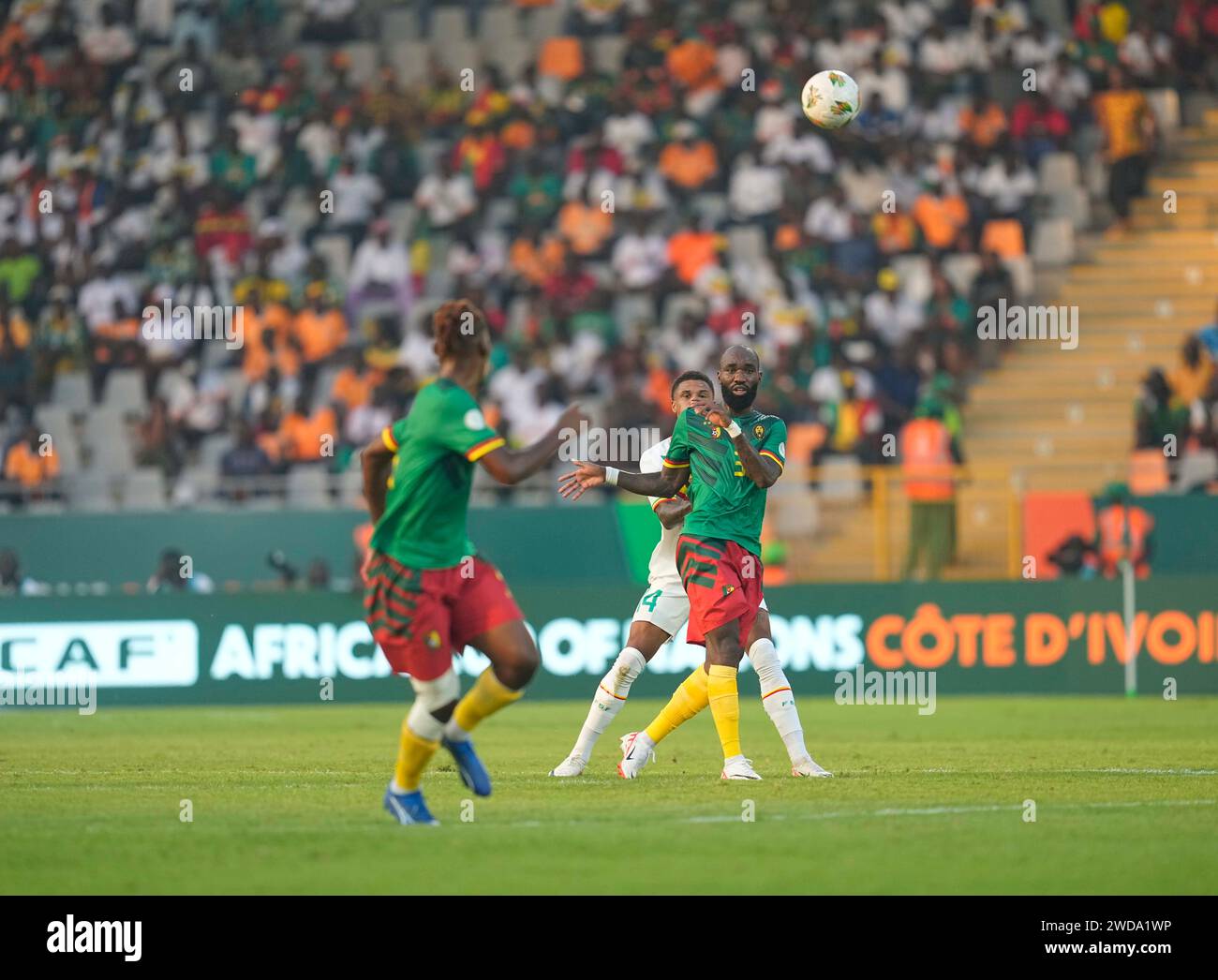 1 19, 2024. LIVE images from Group C African Cup of Nation 2023 game ...