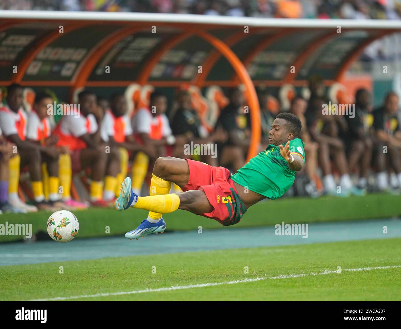 1 19, 2024. LIVE images from Group C African Cup of Nation 2023 game ...