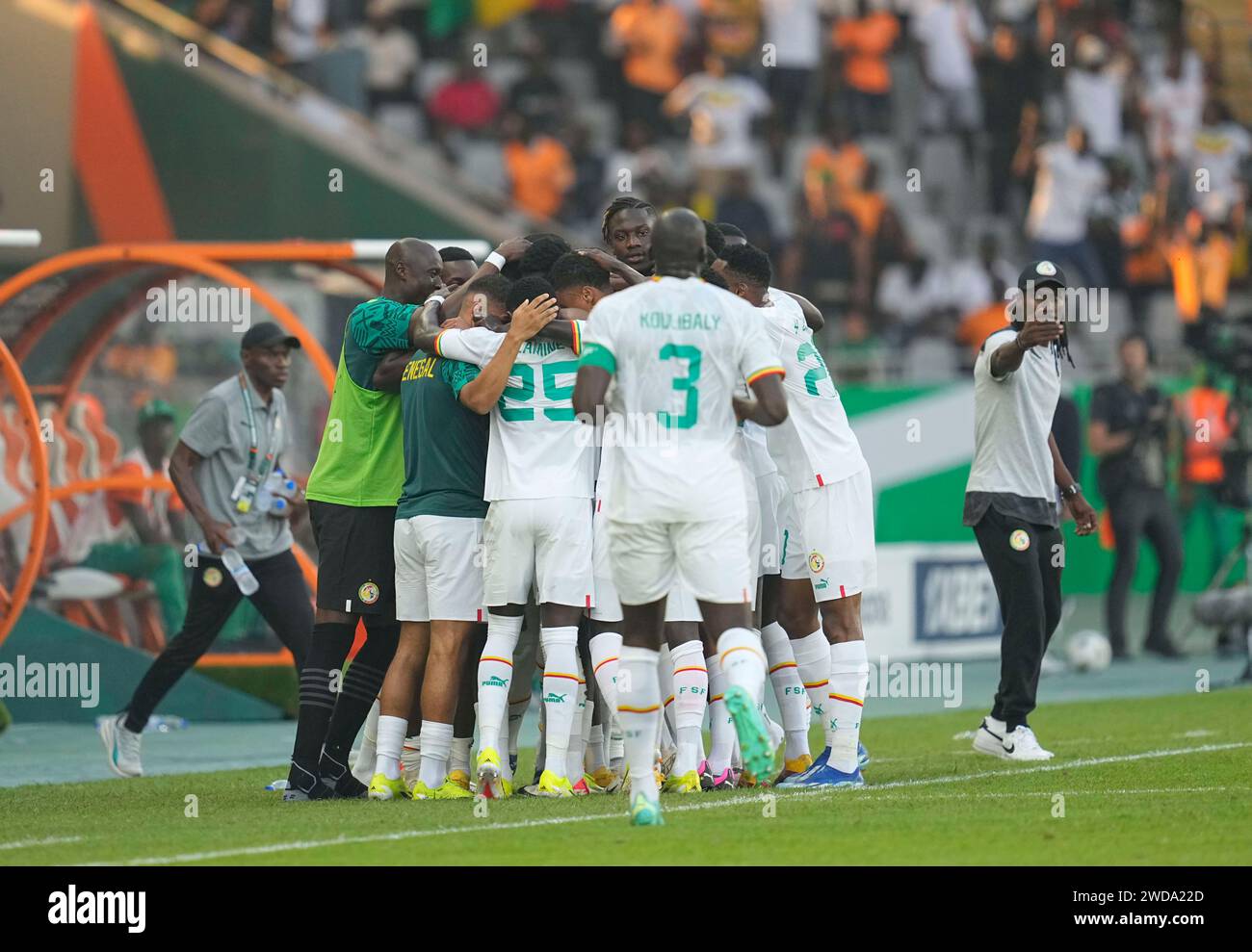 1 19, 2024. LIVE images from Group C African Cup of Nation 2023 game ...