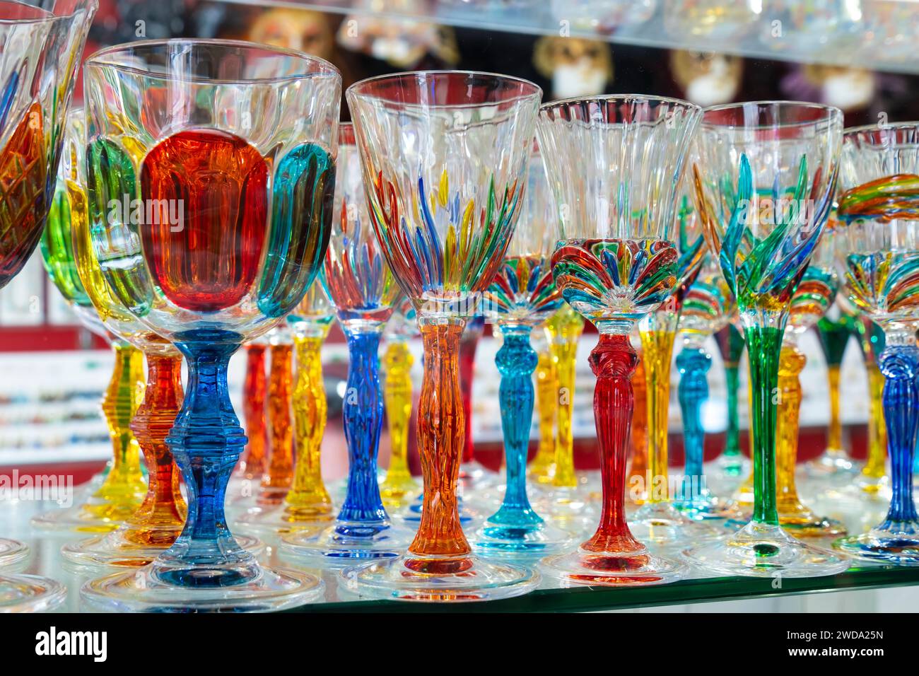 Venezia murano goblet hi-res stock photography and images - Alamy