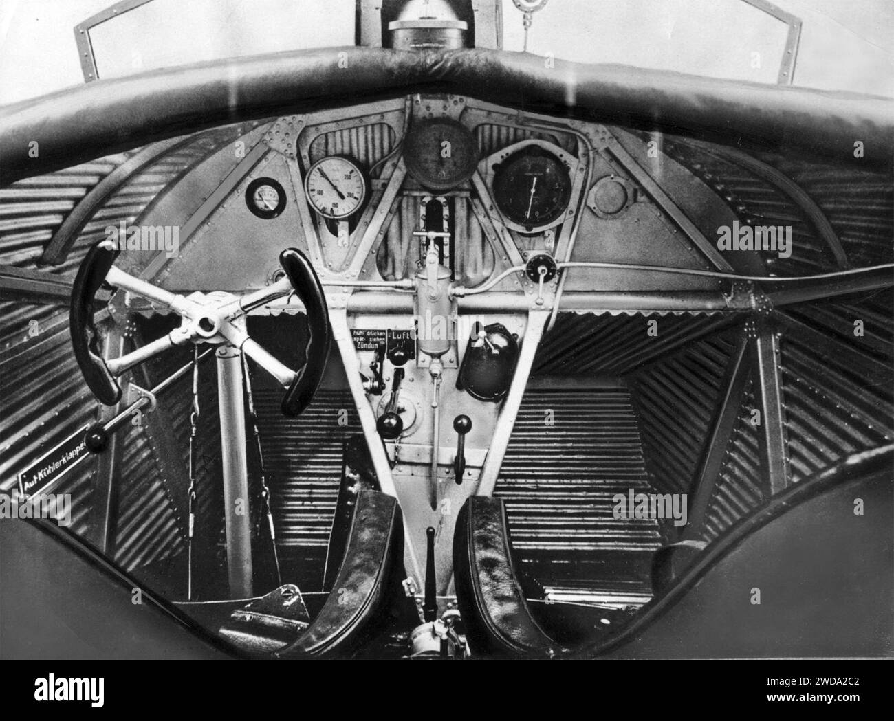 1920 JunkersF13 Cockpit Stock Photo - Alamy
