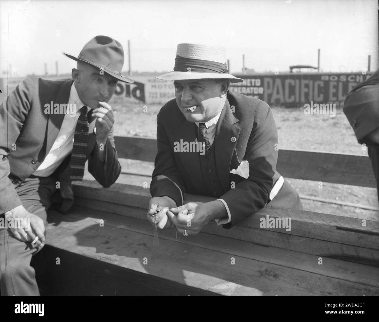 1920 Tacoma Speedway Barney Oldfield Marvin D Boland Stock Photo - Alamy