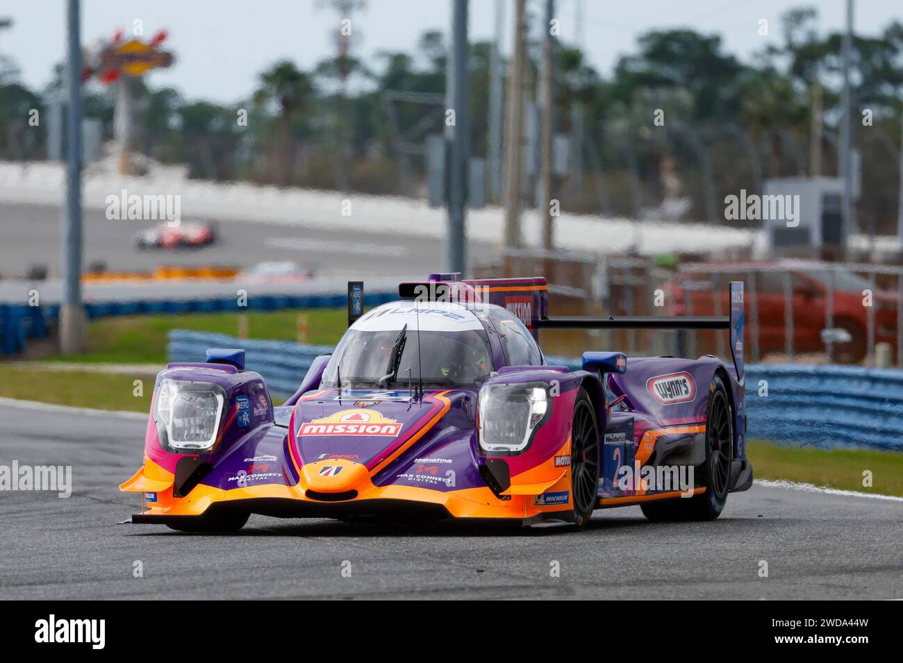 DAYTONA, FL - JANUARY 19: The #2 United Autosports USA ORECA LMP2 07 of ...