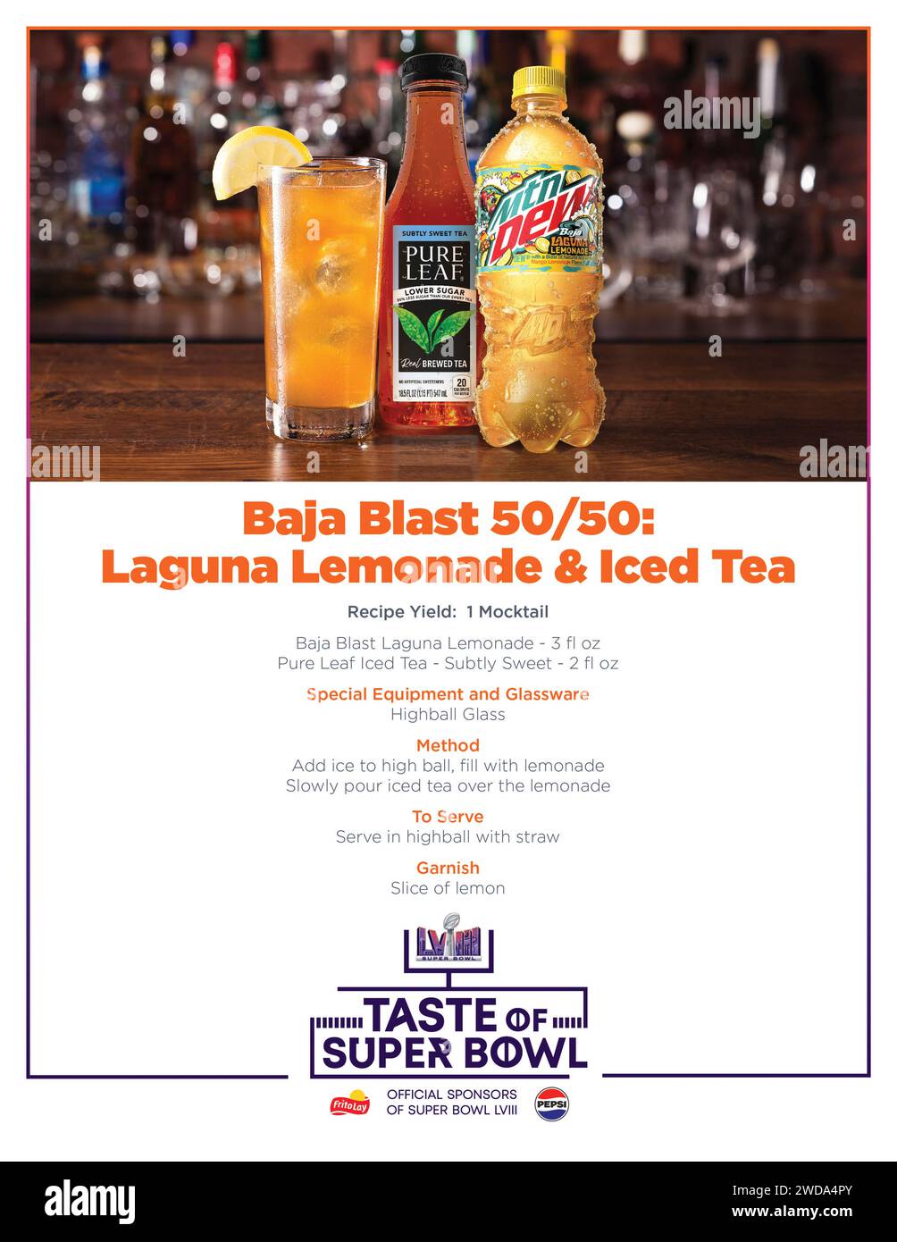 IMAGE DISTRIBUTED FOR PEPSICO - MTN DEW Baja Blast 50/50: Laguna ...