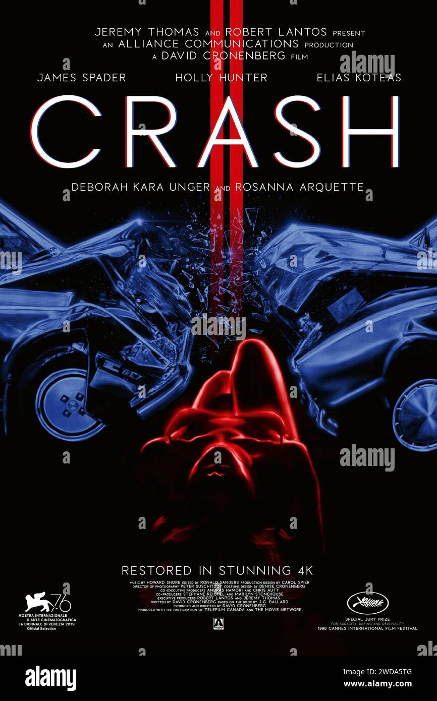 Poster, "Crash" (1996). Photo credit: Alliance (File Reference # 34580 ...