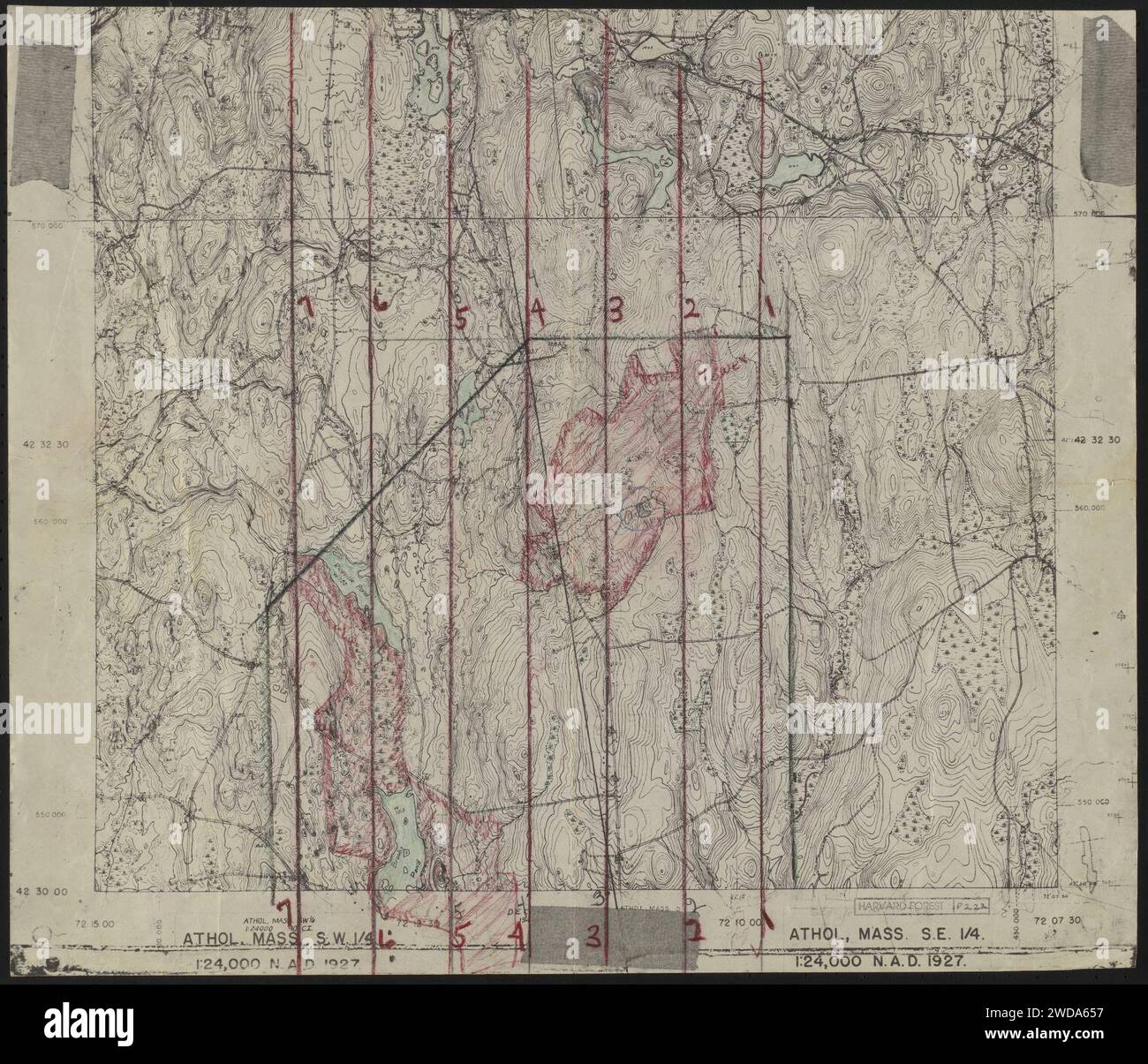 1927 Topographic Maps of the Athol Quads, by the U. S. Geological ...
