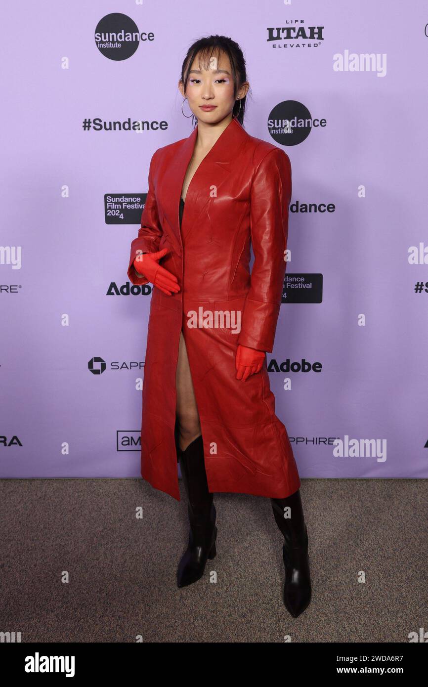 Utah. 18th Jan, 2024. Ji-Young Yoo at Film Festival Premiere Screening ...