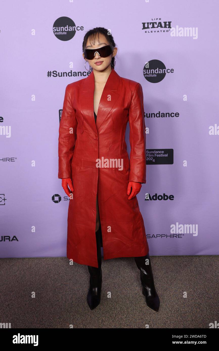 Utah. 18th Jan, 2024. Ji-Young Yoo at Film Festival Premiere Screening ...