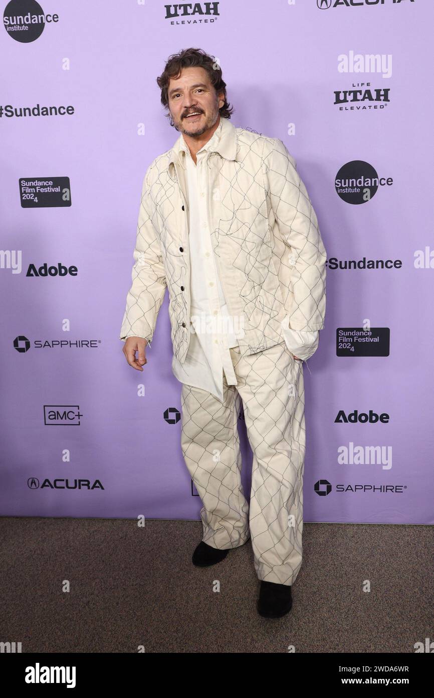 Utah. 18th Jan, 2024. Pedro Pascal at Film Festival Premiere Screening ...