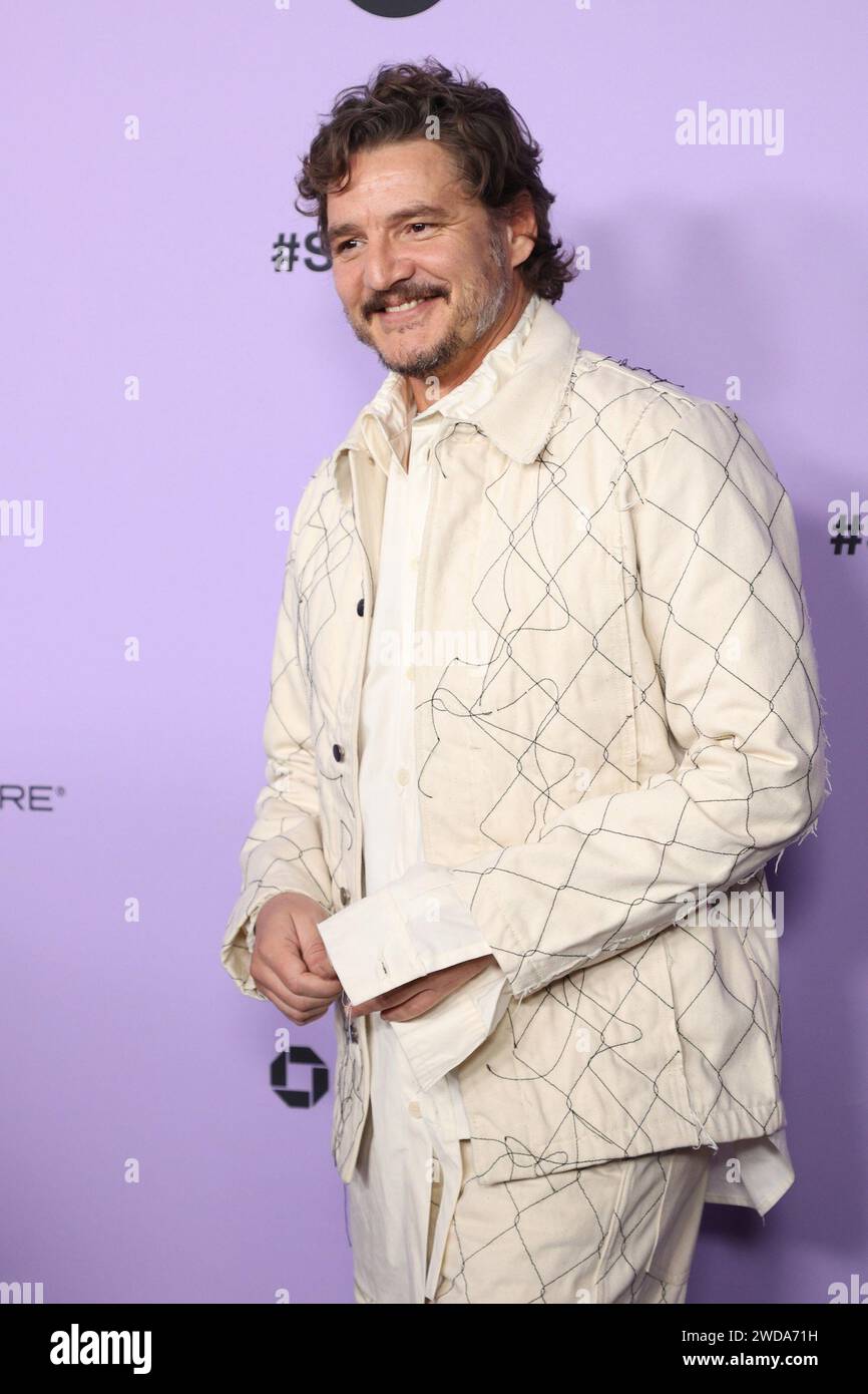 Utah. 18th Jan, 2024. Pedro Pascal at Film Festival Premiere Screening ...