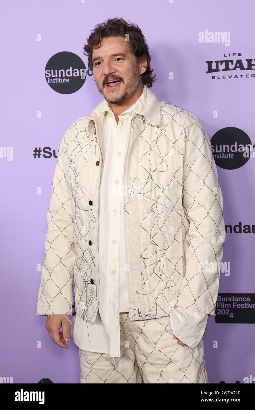 Utah. 18th Jan, 2024. Pedro Pascal at Film Festival Premiere Screening ...