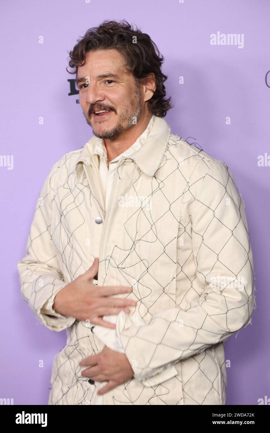 Utah. 18th Jan, 2024. Pedro Pascal at Film Festival Premiere Screening ...