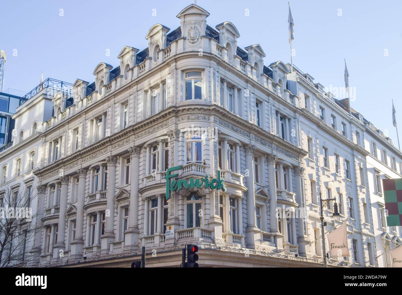 London, UK. 18th January 2024. Exterior view of Fenwick in New Bond ...