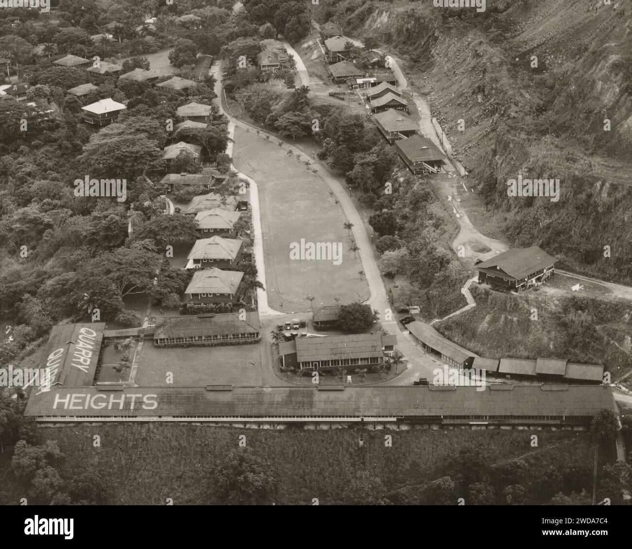 1930s, Panama Canal Zone - Quarry Heights Stock Photo - Alamy