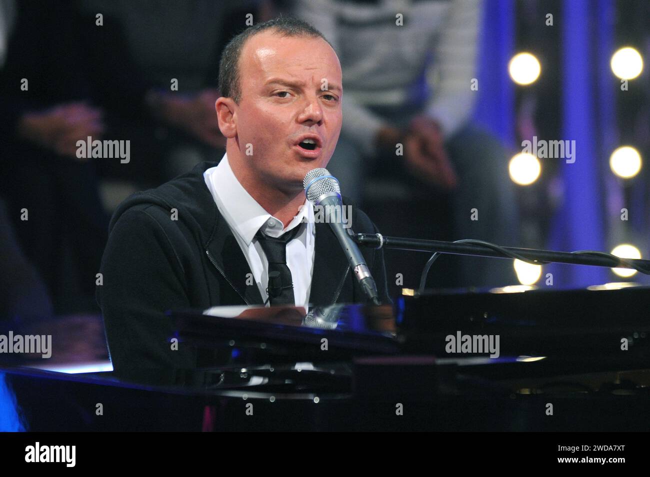 Milan Italy 2008-11-01: Gigi D’Alessio,Italian singer, live concert ...