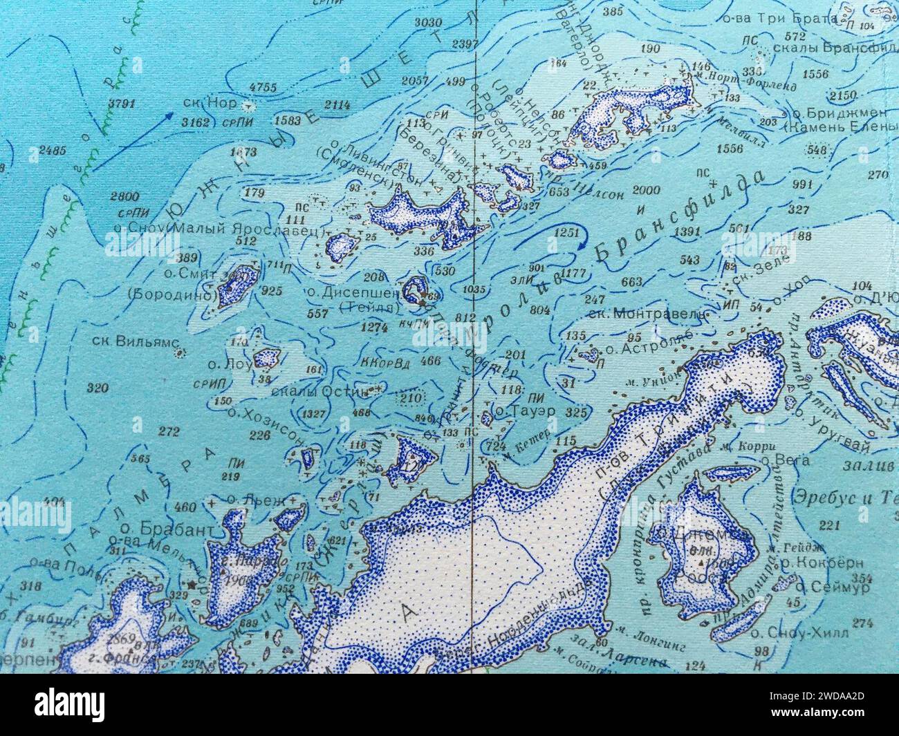 Drake passage map hi-res stock photography and images - Alamy