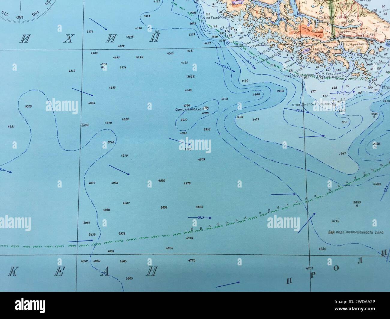 Drake passage map hi-res stock photography and images - Alamy