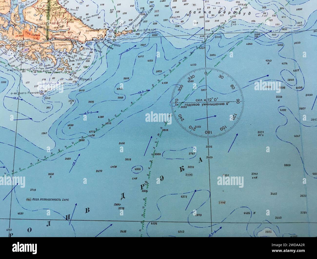 Drake passage map hi-res stock photography and images - Alamy